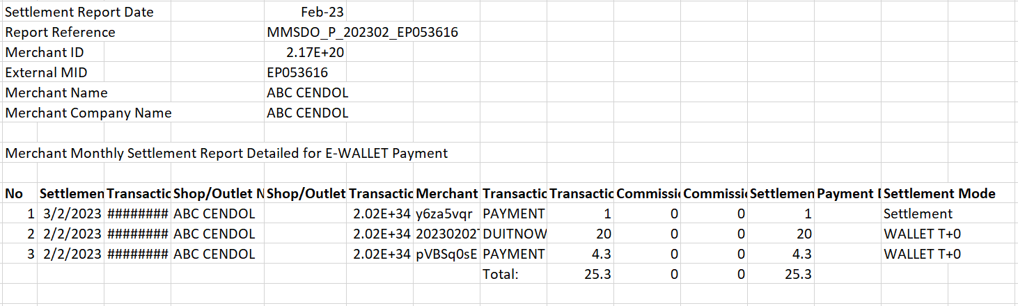 How do I view monthly settlement report in Merchant Dashboard ...